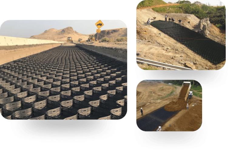 BaseCore Geocell for Road Construction | BaseCore™