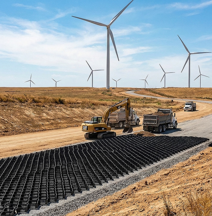 Stabilize Wind Farms Access Roads & Crane Paths | BaseCore HD